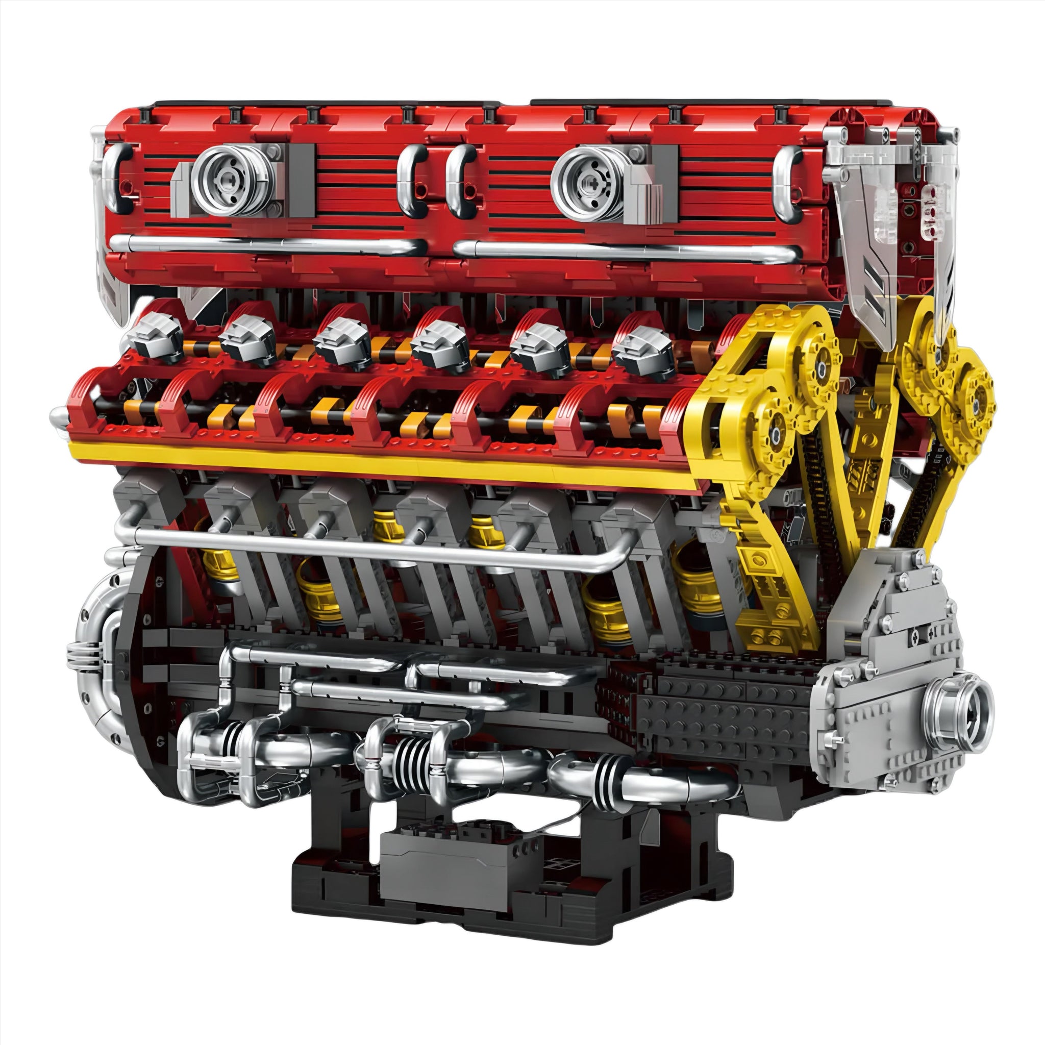 Ultimate Italian V12 Supercar Engine - MOC Building Kit - 4720 Pcs