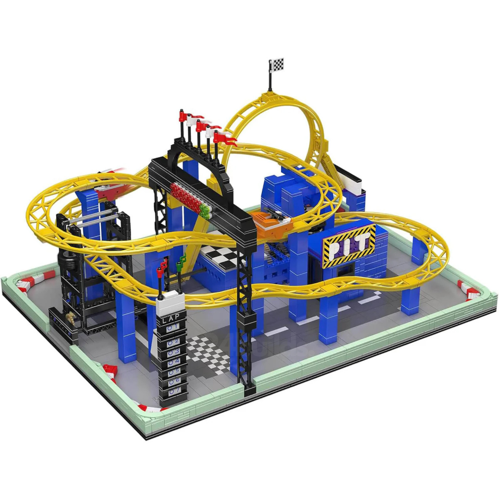Motorised Roller Coaster | 1708pcs