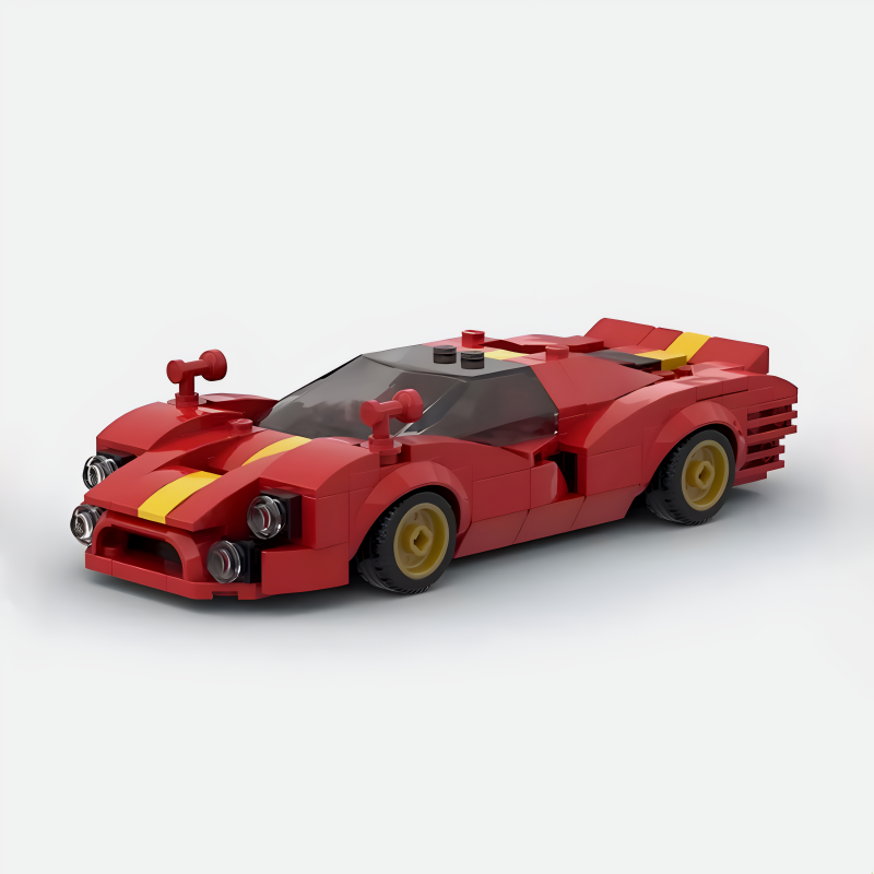 Ferrari 330 P4 Building Blocks Toy Car