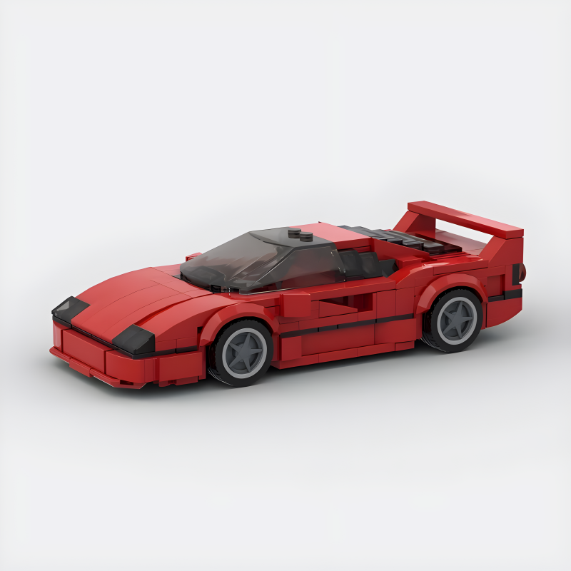 Build the Classic – Ferrari F40 Building Blocks Toy Car Relive the ...