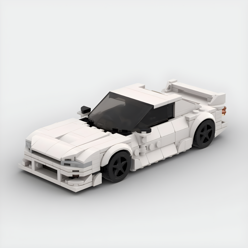 Nissan Silvia S14 MOC Brick Car Kit | 350+ Pieces Collectible