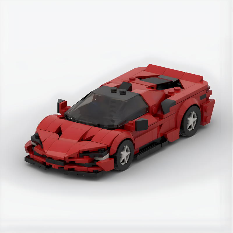 Ferrari SF90 Building Blocks Toy Car